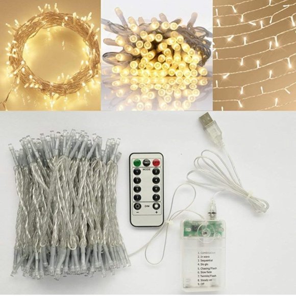 Holiday | Double Power Mode Warm White Led Indoor Battery Operated String Light | Poshmark